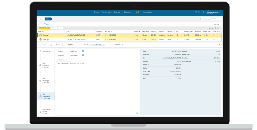 AimBetter Web Monitoring New Feature