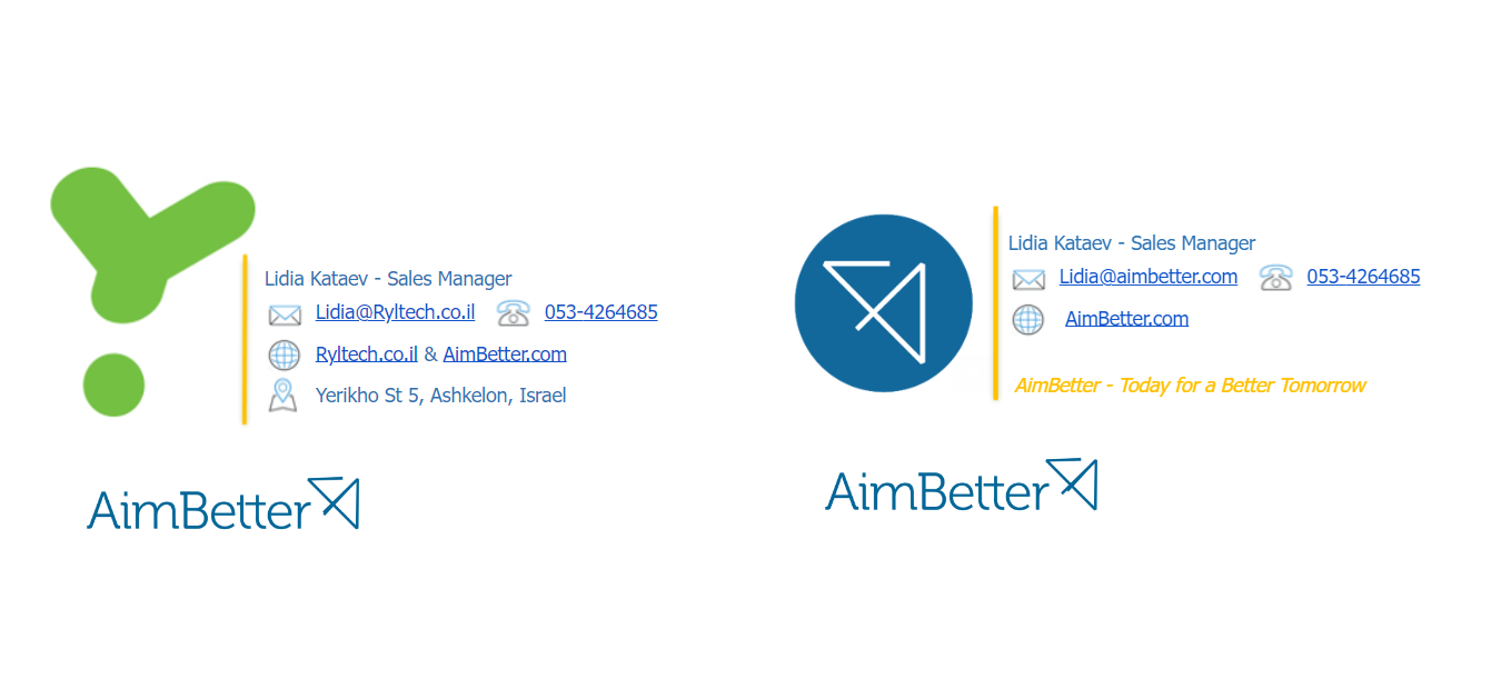 New Email Signatures – AimBetter